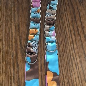 Accessories | Belt Of Satin Cloth Woven Through Metal Rings | Poshmark